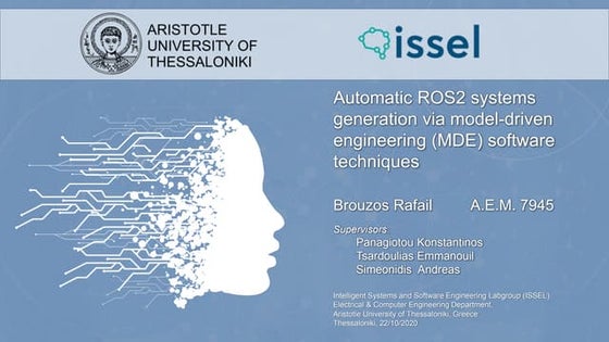 Architectural Model Inference From Code For ROS-Based Robotics Systems | PPT