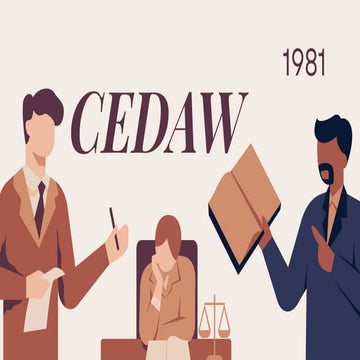 Comprehensive Overview of CEDAW and Gender Equality in the Philippines ...