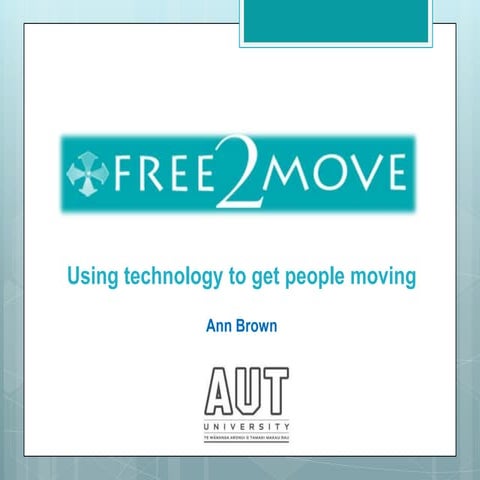 Free2Move: Using technology to get people moving | PPTX