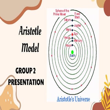 Aristotle model grade 11 in physical science | PDF