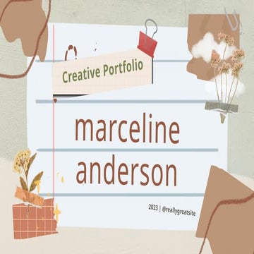 Brown Aesthetic Playful Scrapbook Portfolio Design Presentation.pptx