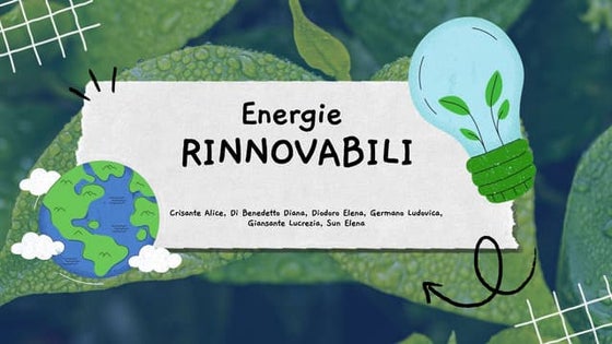 Presentazione le energia rinnovabili | PPT