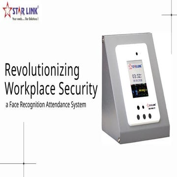 Revolutionizing Workplace Security with a Face Recognition Attendance ...