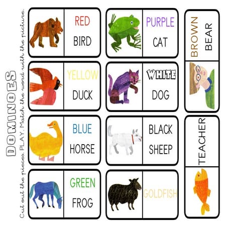Brown Bear_Dominoes.pdf activities for the story | PDF