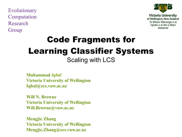 Automatically Defined Functions For Learning Classifier Systems Pdf Programming Languages