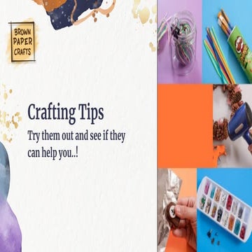 Crafting Tips | PDF