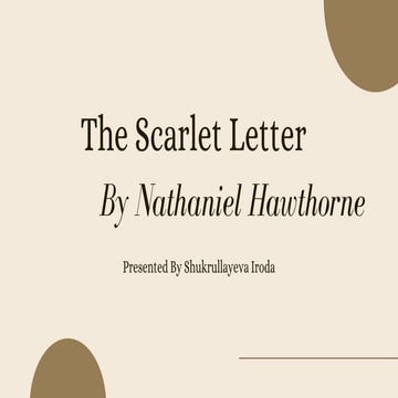 The scarlet letter | PPT