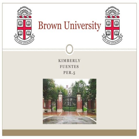 Brown university | PPTX