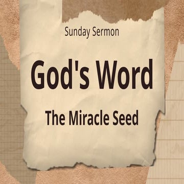 Brown Vintage Scrapbook Paper Sunday Sermon Church Presentation.pptx