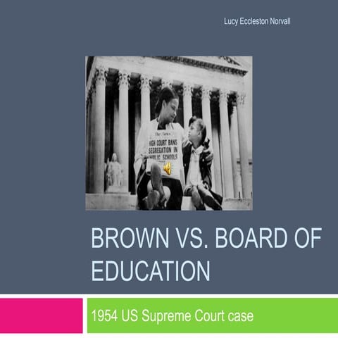 Brown Vs Board Of Education | PPTX