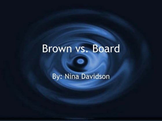 Brown vs board pdf | PPT