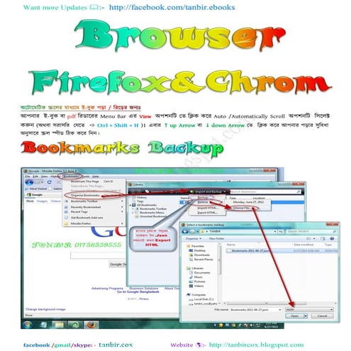 Browser (mozila&chrome) tips by tanbircox | PDF