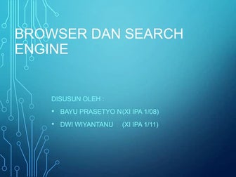 Google Chrome sebagai Browser Terpopuler bagi Kalangan Developer | PDF