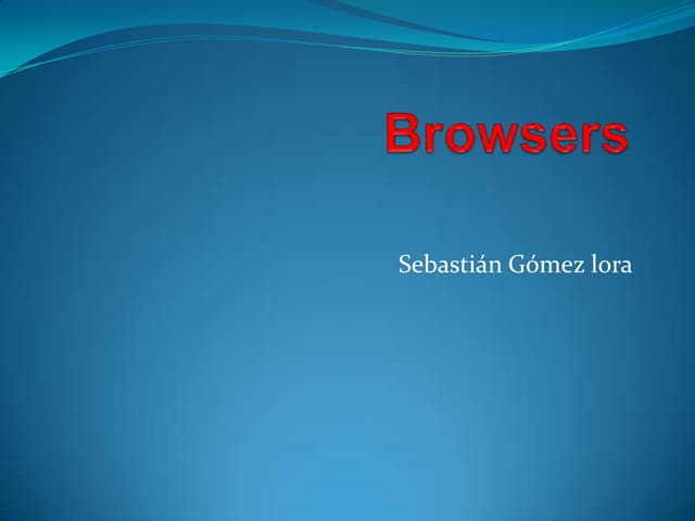 Types of Web Browser | PPTX