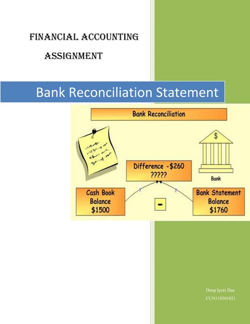 Bank reconciliation statement | PPTX
