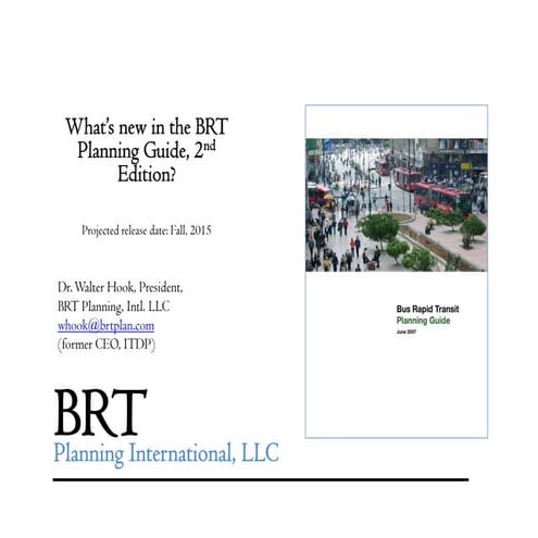 Highlights of the new BRT Planning Guide | PDF