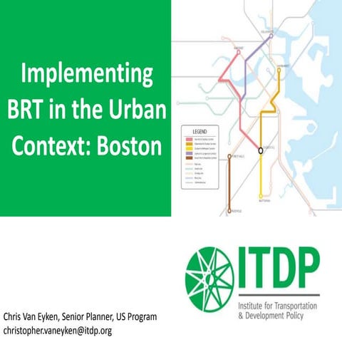BRT Station Design in the Urban Context | PPT