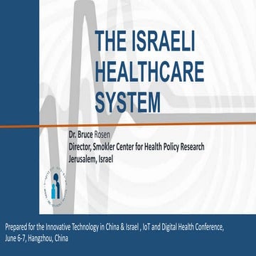 mHealth Israel_The Israeli Healthcare System_presented in English and ...