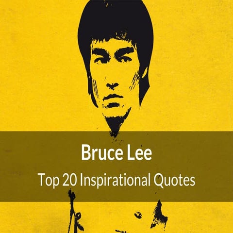 Top 20 Inspirational Bruce Lee Quotes | PDF
