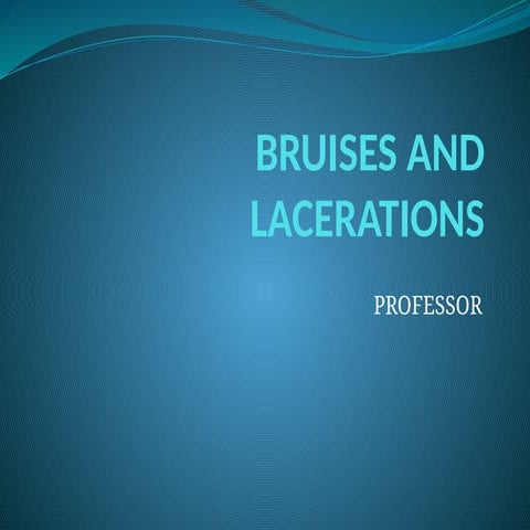Wounds in forensic medicine | PPT