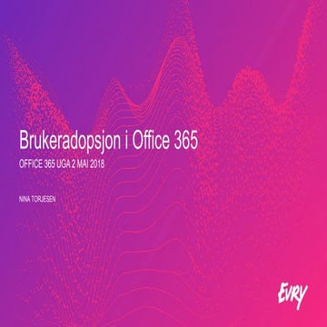 Introduksjon til Brukeradopsjon | PDF