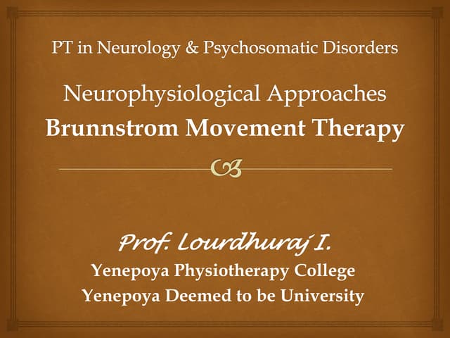 Proprioceptive neuromuscular facilitation | PPTX