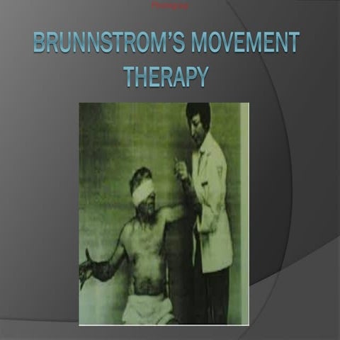 Brunnstrom approach | PPTX