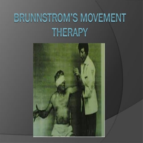 Brunnstrom approach | PPTX