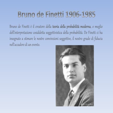 Bruno de Finetti | PPTX