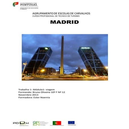 PROGRAMA DE UMA VIAGEM- MADRID | DOCX