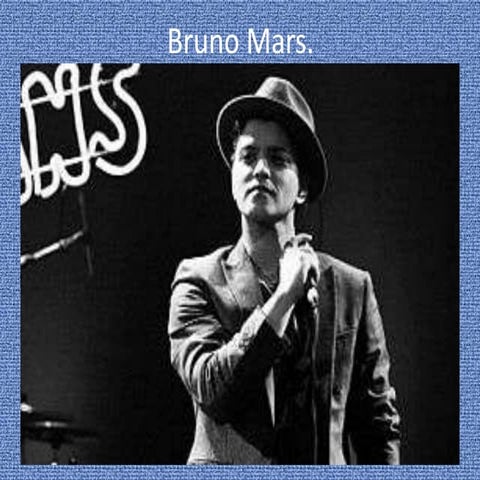 Bruno Mars | PPTX