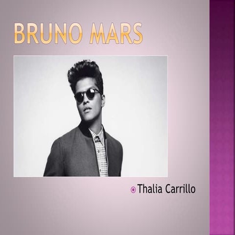 Bruno mars | PPTX