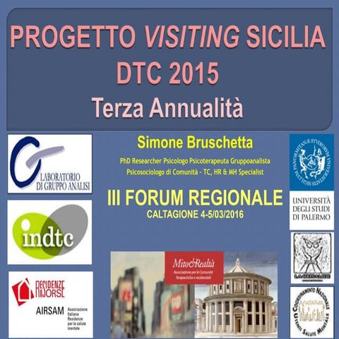 Bruschetta presentaz. prog. visiting sicilia 2015 x forum regionale | PPT