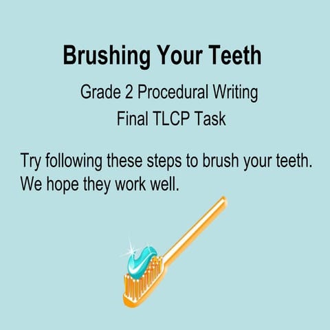 Brushing your teeth | PPT