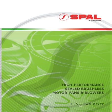 SPAL All New - Brushless Catalogue | PDF