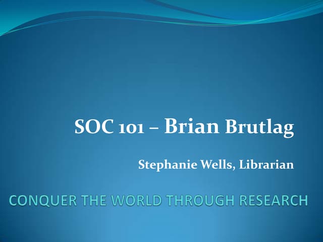 Selecting And Narrowing Research Topics | PPT