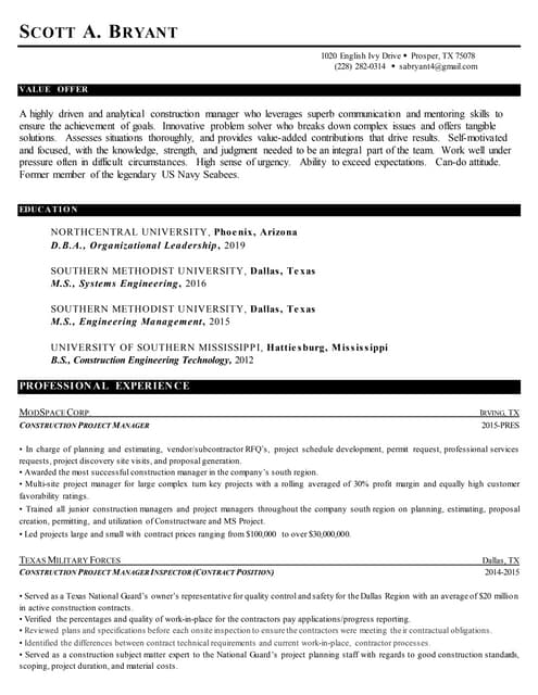 ODS Resume | DOC