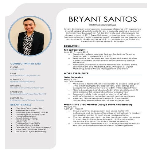 Brad Harris Resume 2019 | DOCX