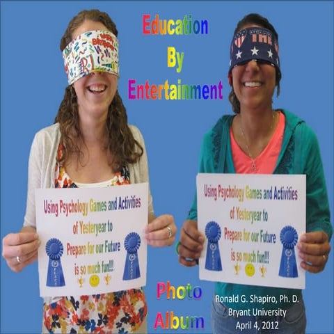 Using Psychology Games and Activities of Yesteryear to Prepare for our ...