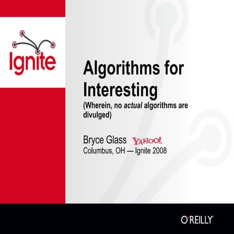 Algorithms for Interesting | PPT