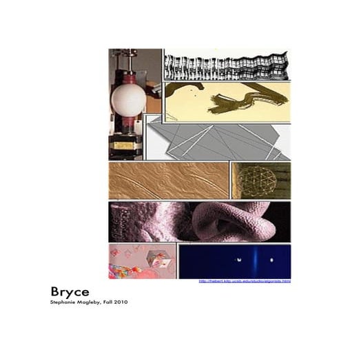 Bryce Tool Report | PDF | Graphics Software | Computer Software and ...