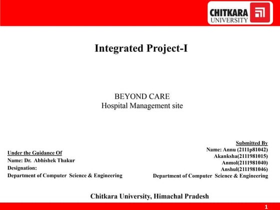 Hospital Information Management System - HIMS | PPT