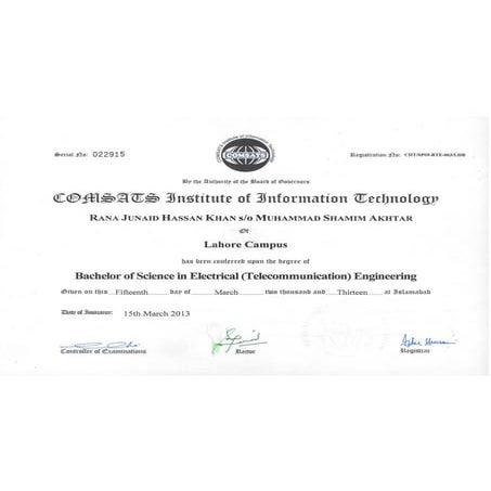 B.Sc. Transcript | PDF