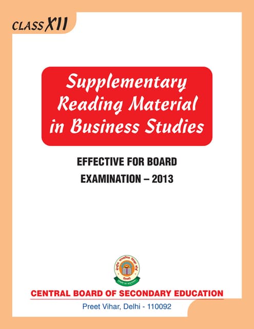 front page for class 12 economics project | PDF