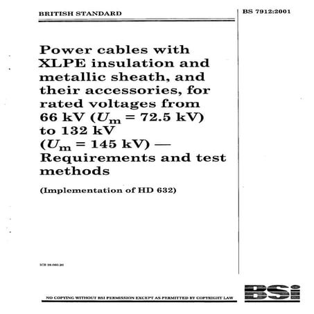Bs 7912 cross bonding | PDF