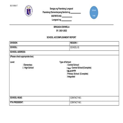 BS-Form-7-School-Accomplishment-Report.docx | Secondary Education ...
