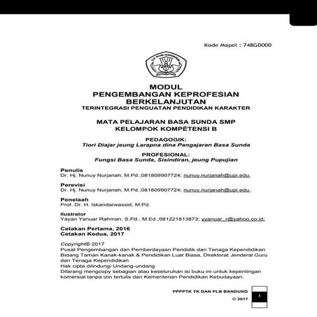 Modul Sunda 2 Kelas 7 Pdf