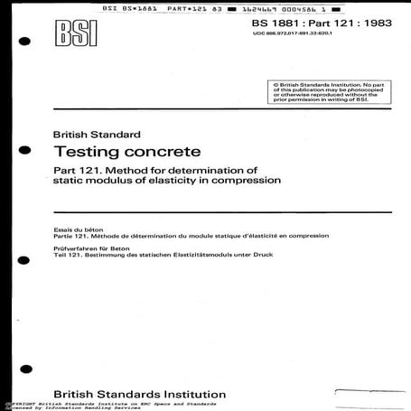 Bs 1881 121 1983 | PDF