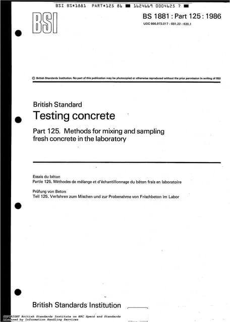 Bs 1881-part-116-83 | PDF | Civil Engineering Industry | Industries