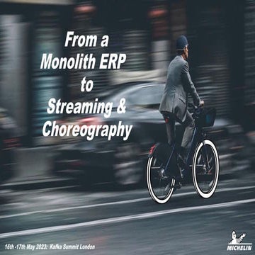 From a Monolithic Orchestrator to Streaming with Micro-services with ...